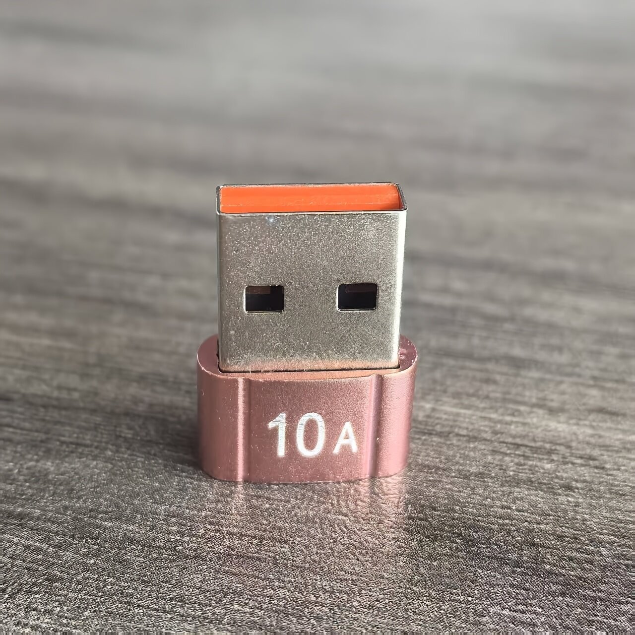 Адаптер Type-C на USB, 10A, Plug and Play, совместим с телефонами, планшетами, ПК, клавиатурами, мышами, розовый