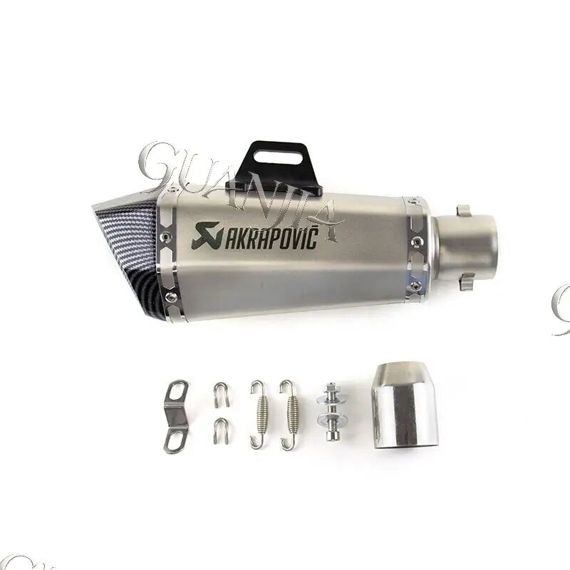 Глушитель на мотоцикл акрапович Akrapovic Gasoline длиной 345 мм