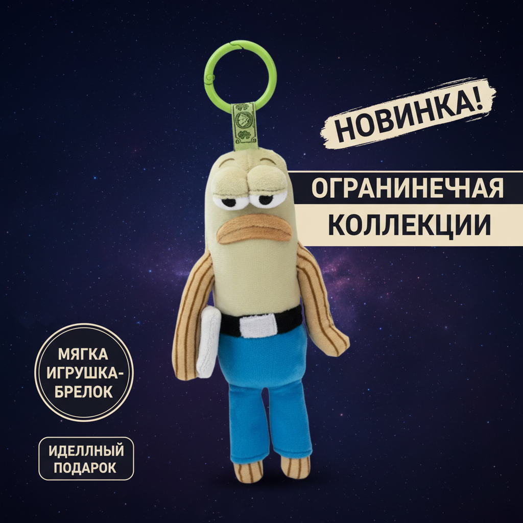 Губка Боб Квадратные Штаны плюшевая кукла игрушка