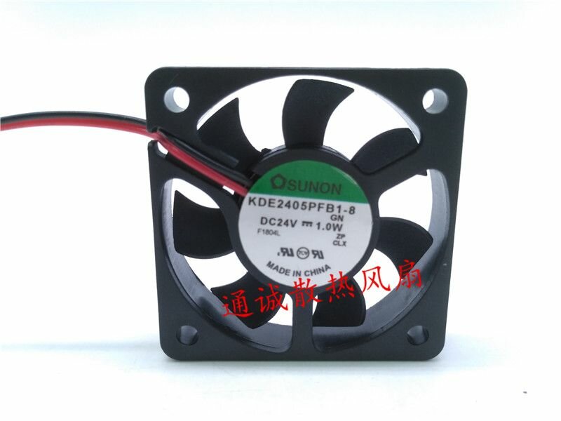 SUNON 5010 Вентилятор KDE2405PFB1-8 24V Инверторный вентилятор 1.0W 5см