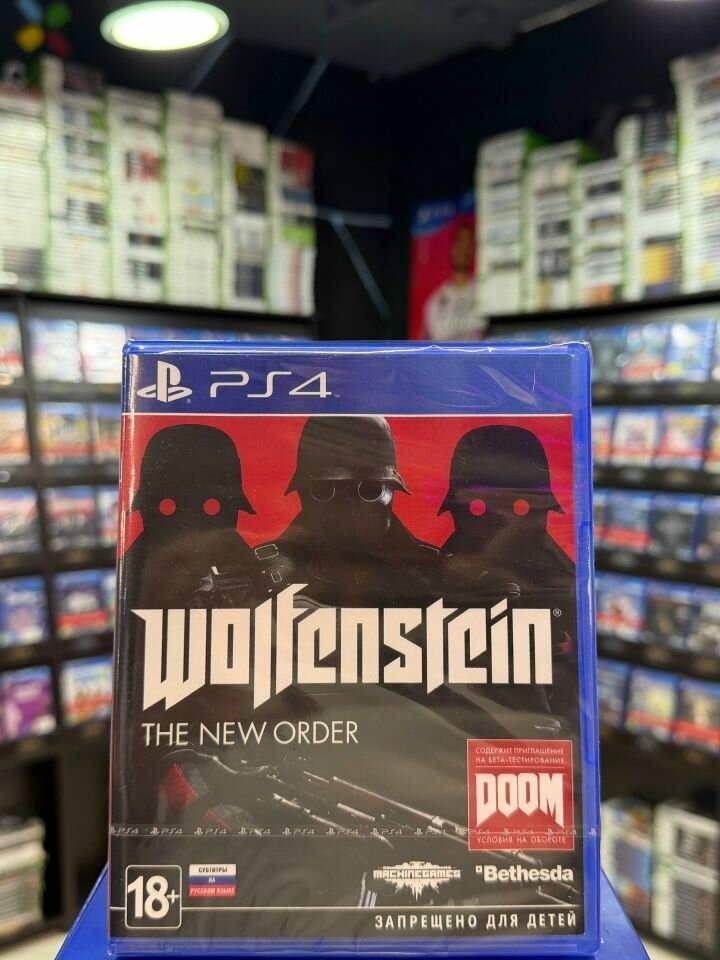 Игра Wolfenstein: The New Order PS4 (Русская версия) (Box)