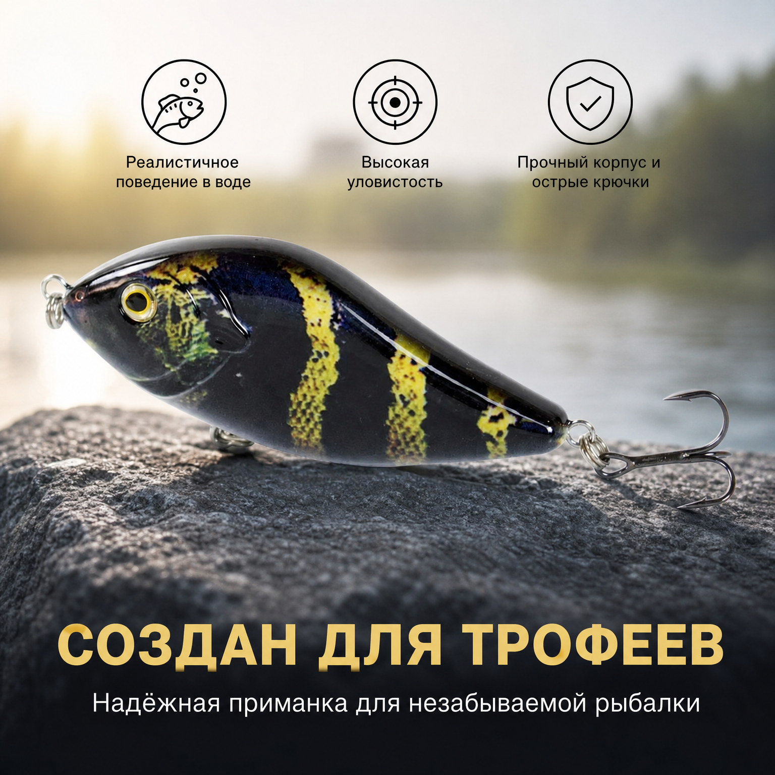 Джеркбейт на щуку, тонущая приманка, 12 см, 55 г (Цвет товара: jkb120-06&12cm 55g; Длина: 120 мм)