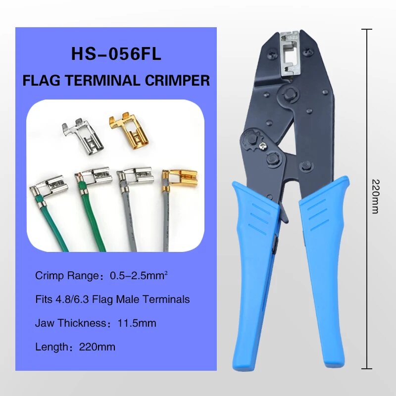 Клещи для обжима клемм HS-056FL