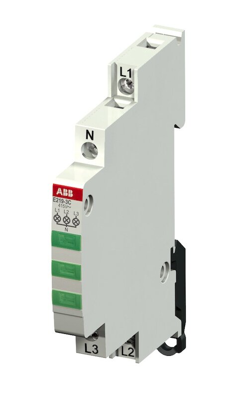 2CCA703901R0001; Лампа индикаторная на din-рейку E219-3D ABB