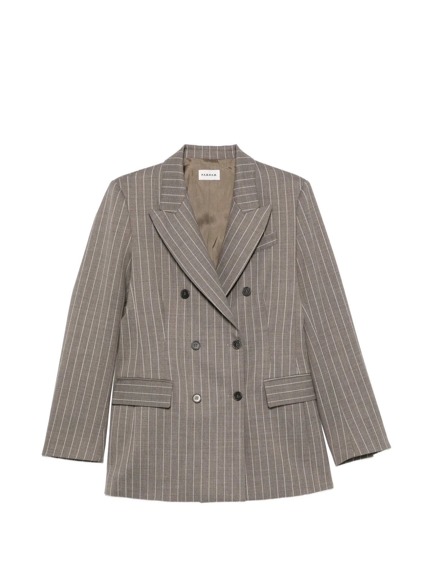 Пиджак Pinstripe-pattern double-breasted blazer