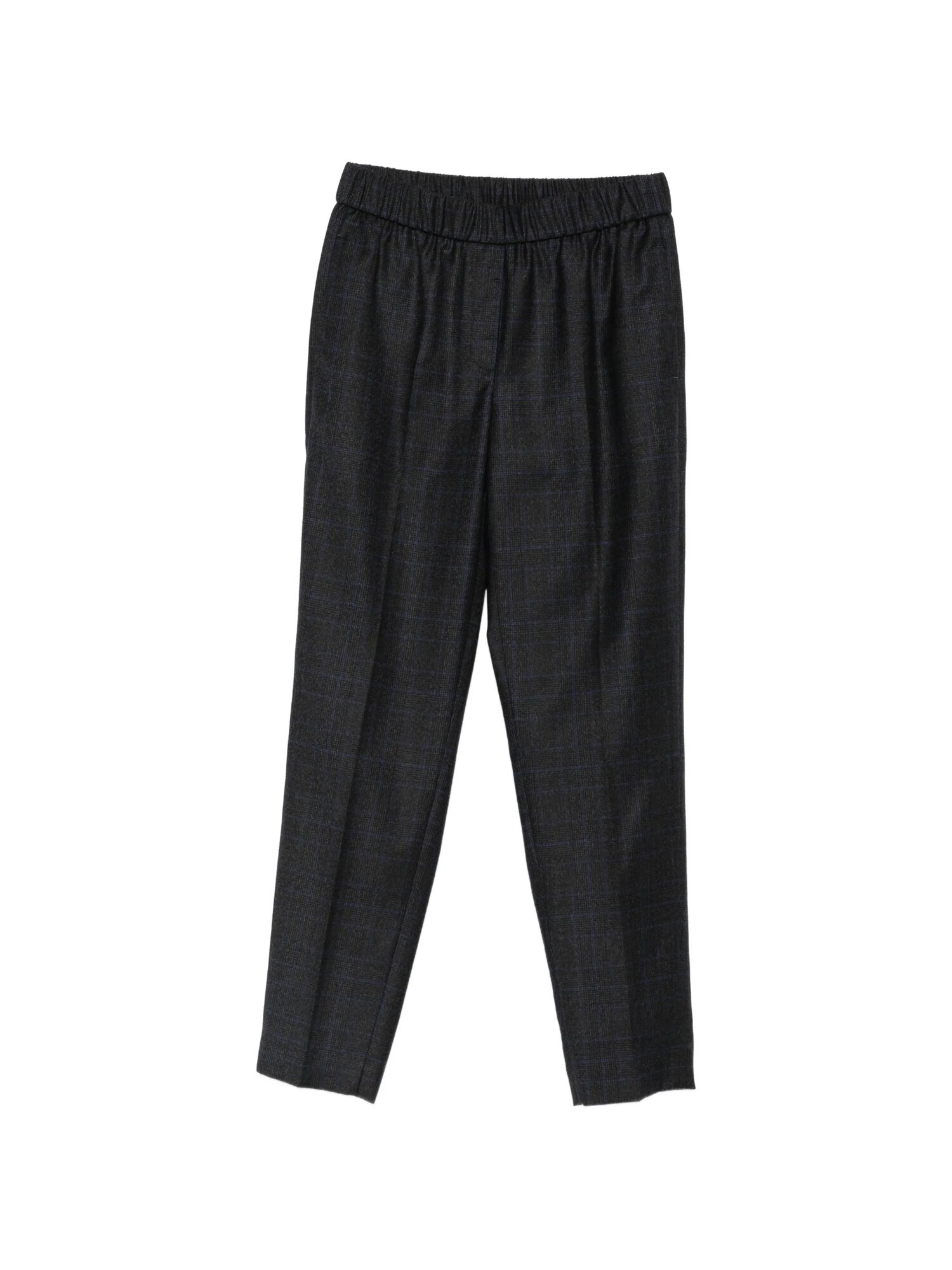 Брюки Check-pattern elasticated-waistband trousers
