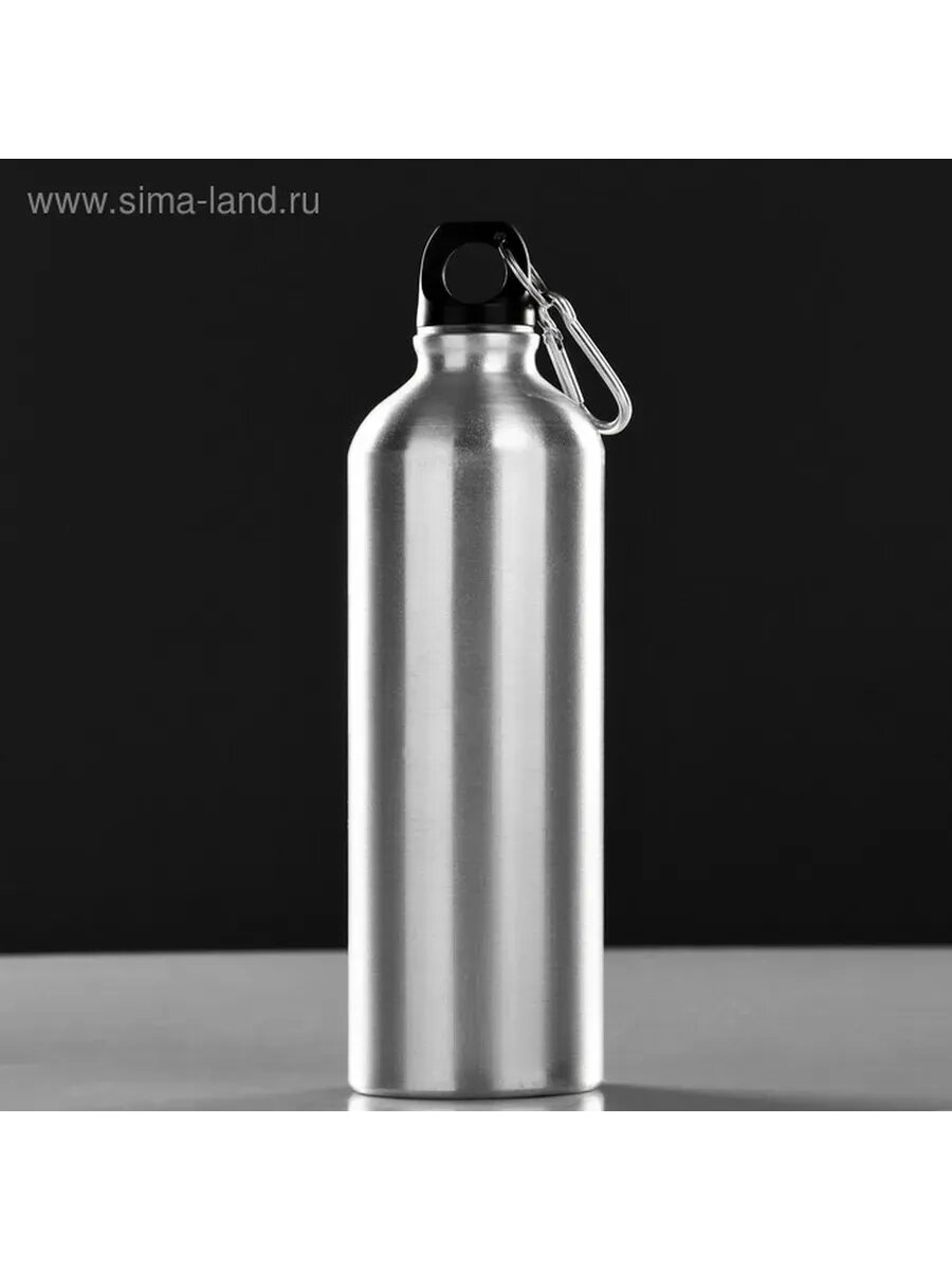 Стильная алюминиевая бутылка для активных походов