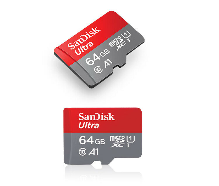 SanDisk 64 ГБ TF MicroSD карта A1 U1 C10 140 МБ/с Высокоскоростное хранилище для смартфонов планшетов игровых консолей