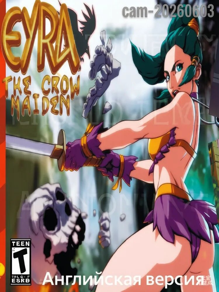 Картридж для 16 bit "Eyra - The Crow Maiden" (без коробки)
