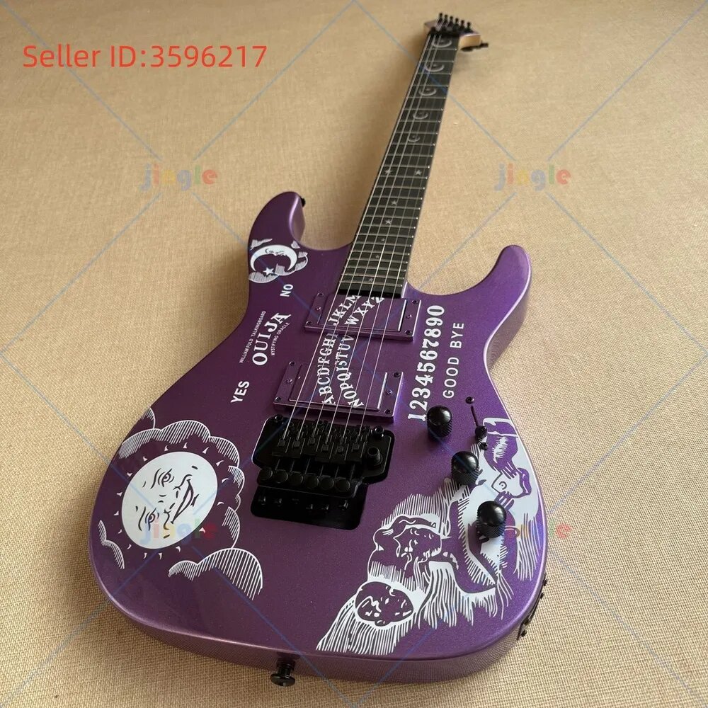 ESP LTD Электрогитара Kirk Purple Hammett Ouija Профессиональная гитара