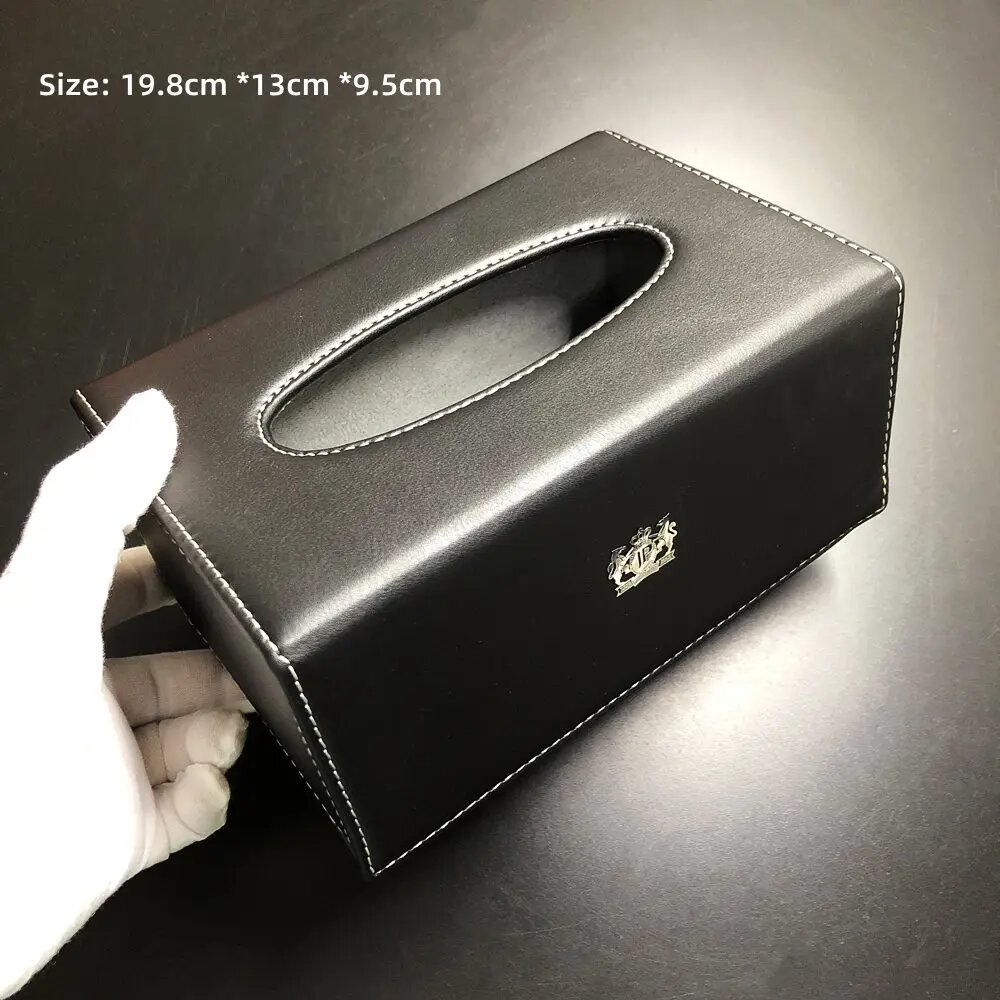 Подушки JP Junction Produce, черно-белая, отличная кожаная подушка для шеи, Черный, JP Tissue Holder