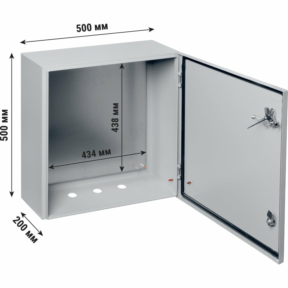 Щит с монтажной панелью ЩМП-5.5.2 IP66 500х500х200 TDM ELECTRIC SQ0905-1008 — фото 1