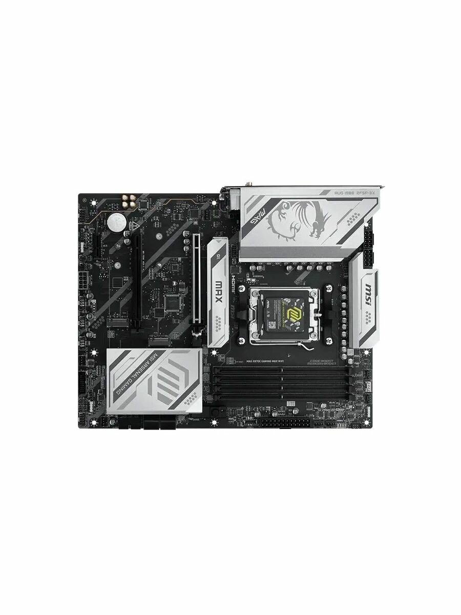 Материнская плата MSI MAG X870E GAMING MAX WIFI Socket AM5 AMD X870E 4xDDR5 ATX AC 97 8ch(7.1) 5Gigabit RAID+HDMI