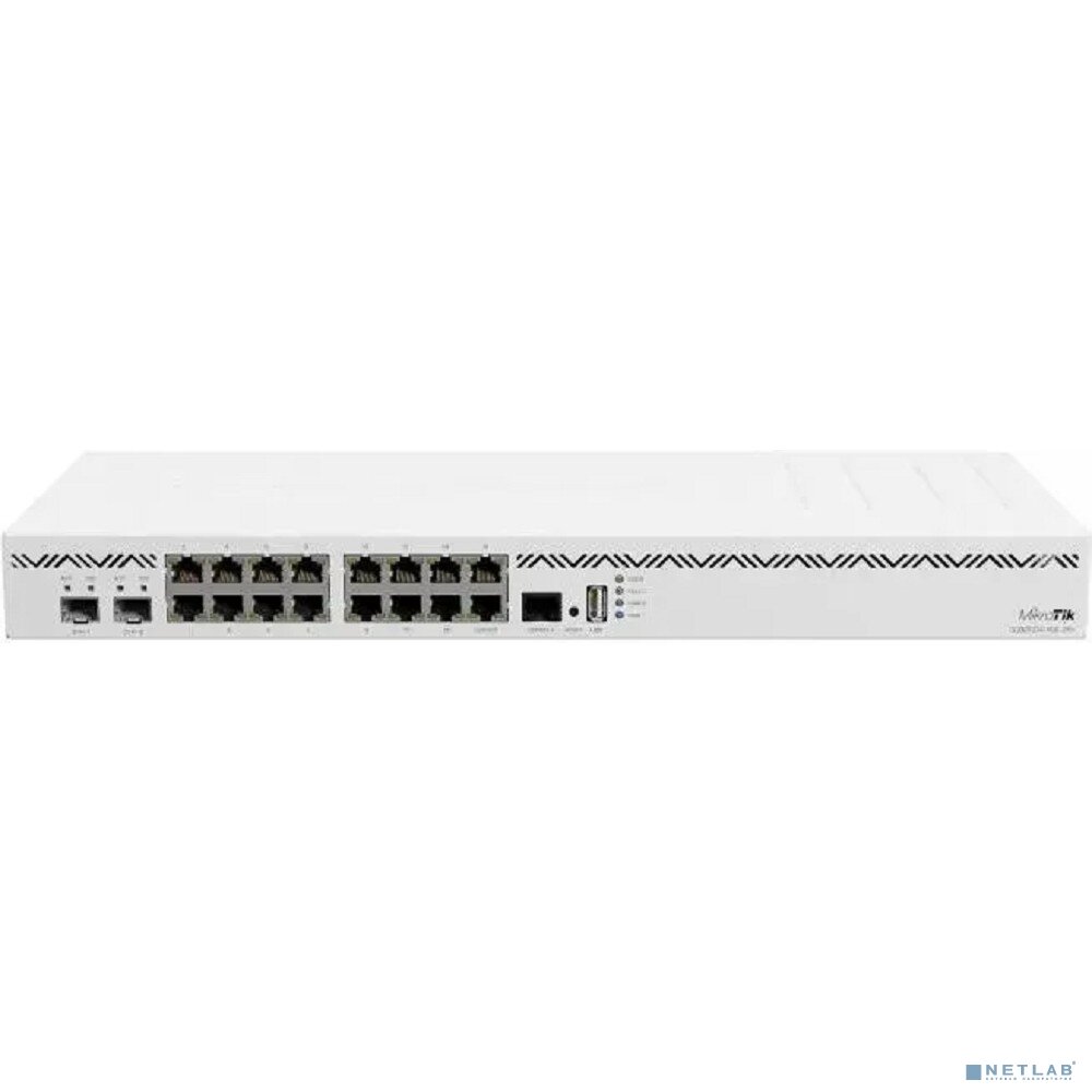 MikroTik CCR2004-16G-2S+ Маршрутизатор проводной, 16*1Gbit RJ45, 2*10Gbit SFP+