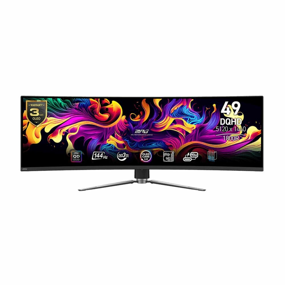 Монитор MSI MPG 491CQP QD-OLED, 144 Гц, разрешение 5120×1440