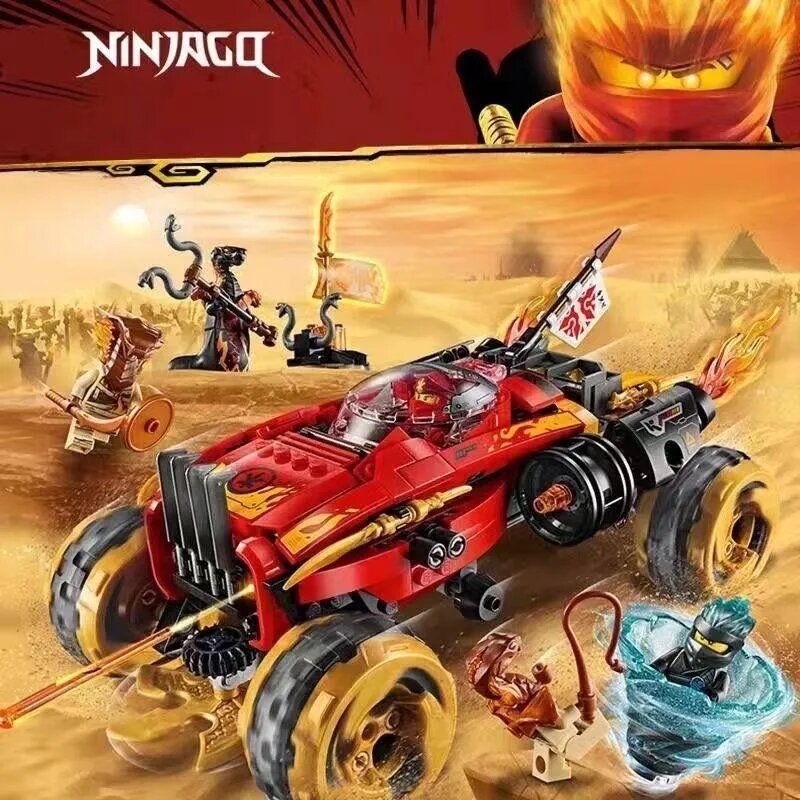 Конструктор Ninjago 70675 Внедорожник Катана 4x4, пластиковый, унисекс