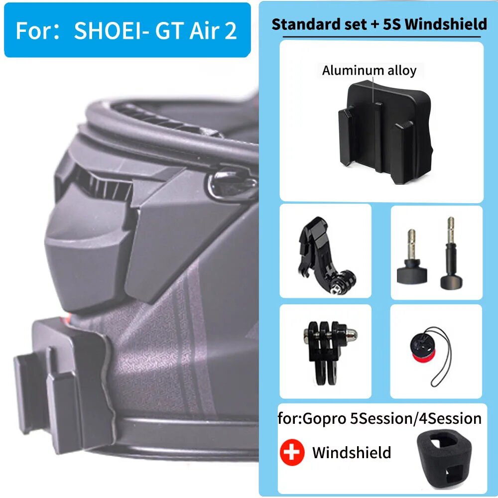 TUYU Кронштейн для GoPro DJI Insta360 SHOEI GT Air 2