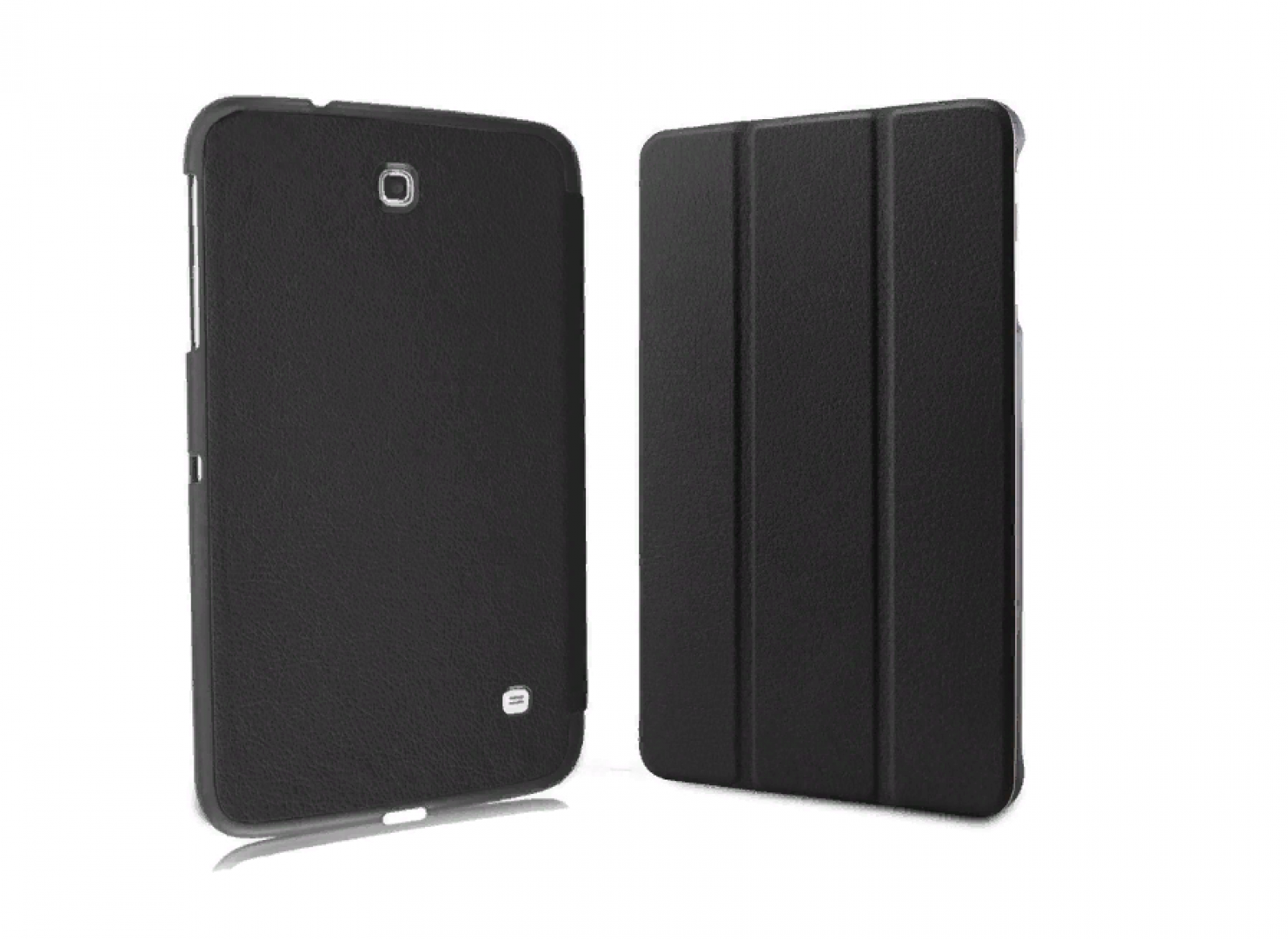 Чехол-обложка MyPads для Samsung Galaxy Tab 4 8.0 SM-T330/T331/T335 тонкий умный кожаный с функцией подставки черный