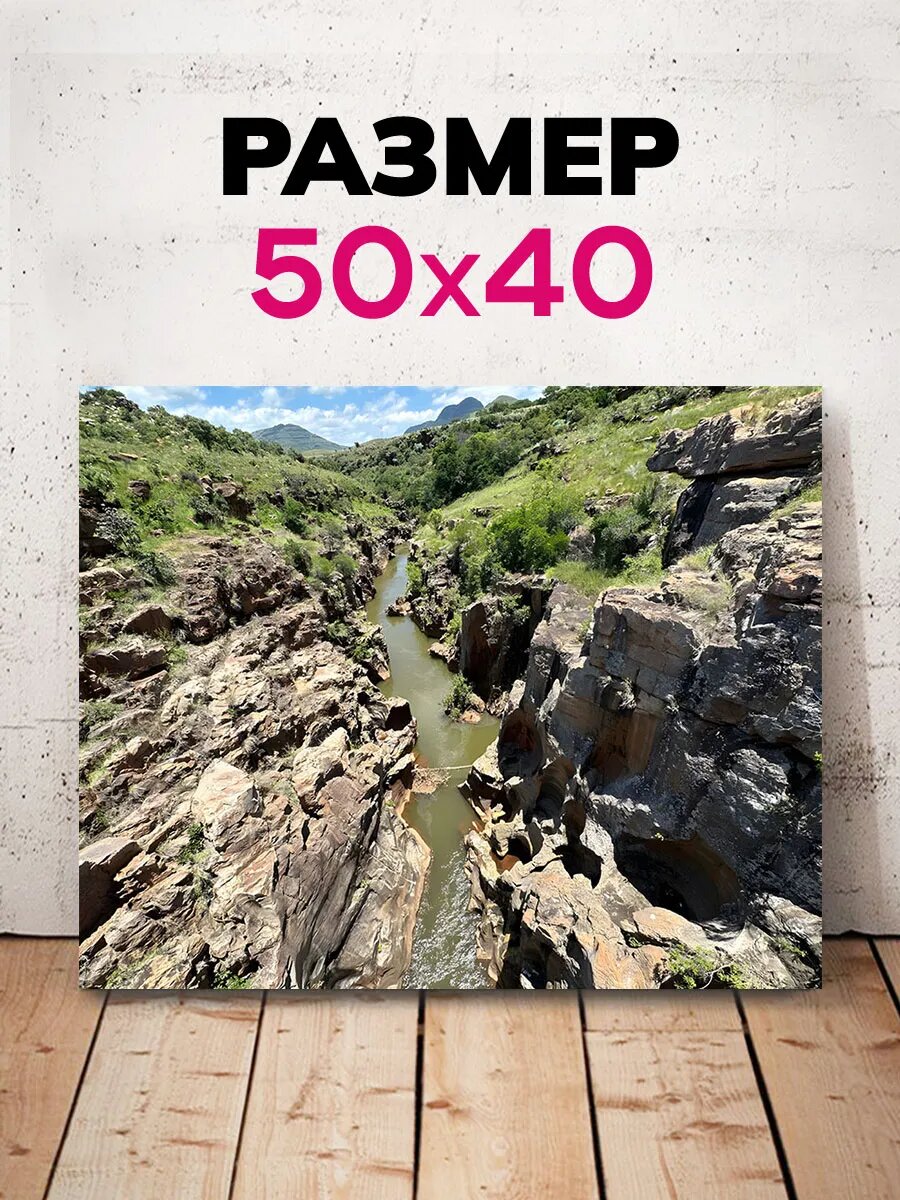 Картина на стену для дома Каньон реки Блайд 50х40 см