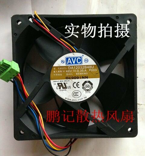 AVC DA12032B48U 12см 12032 48V 0.35A Двойной шаровой промышленный вентиляторы