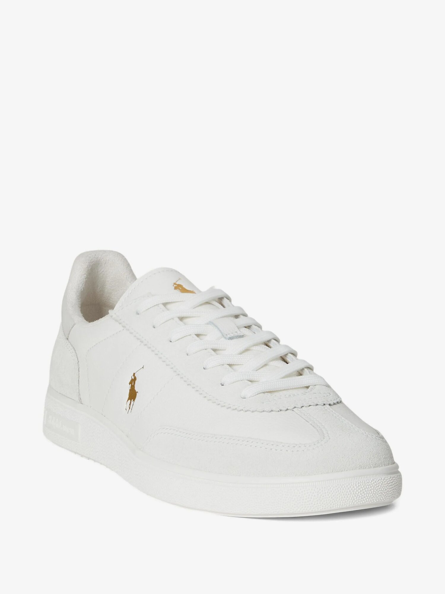 Кроссовки Polo Ralph Lauren Bedford, размер 10, бежевый/белый — фото 1