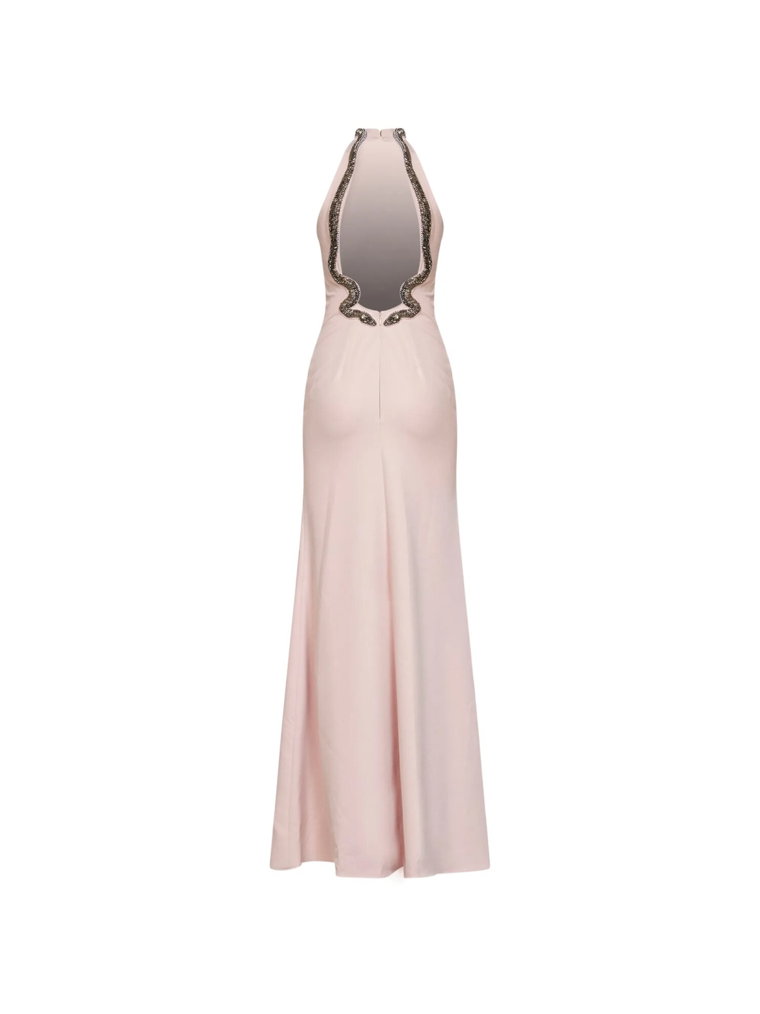 Платье ALINA Halterneck maxi dress, размер 46, коралловый/розовый — фото 1
