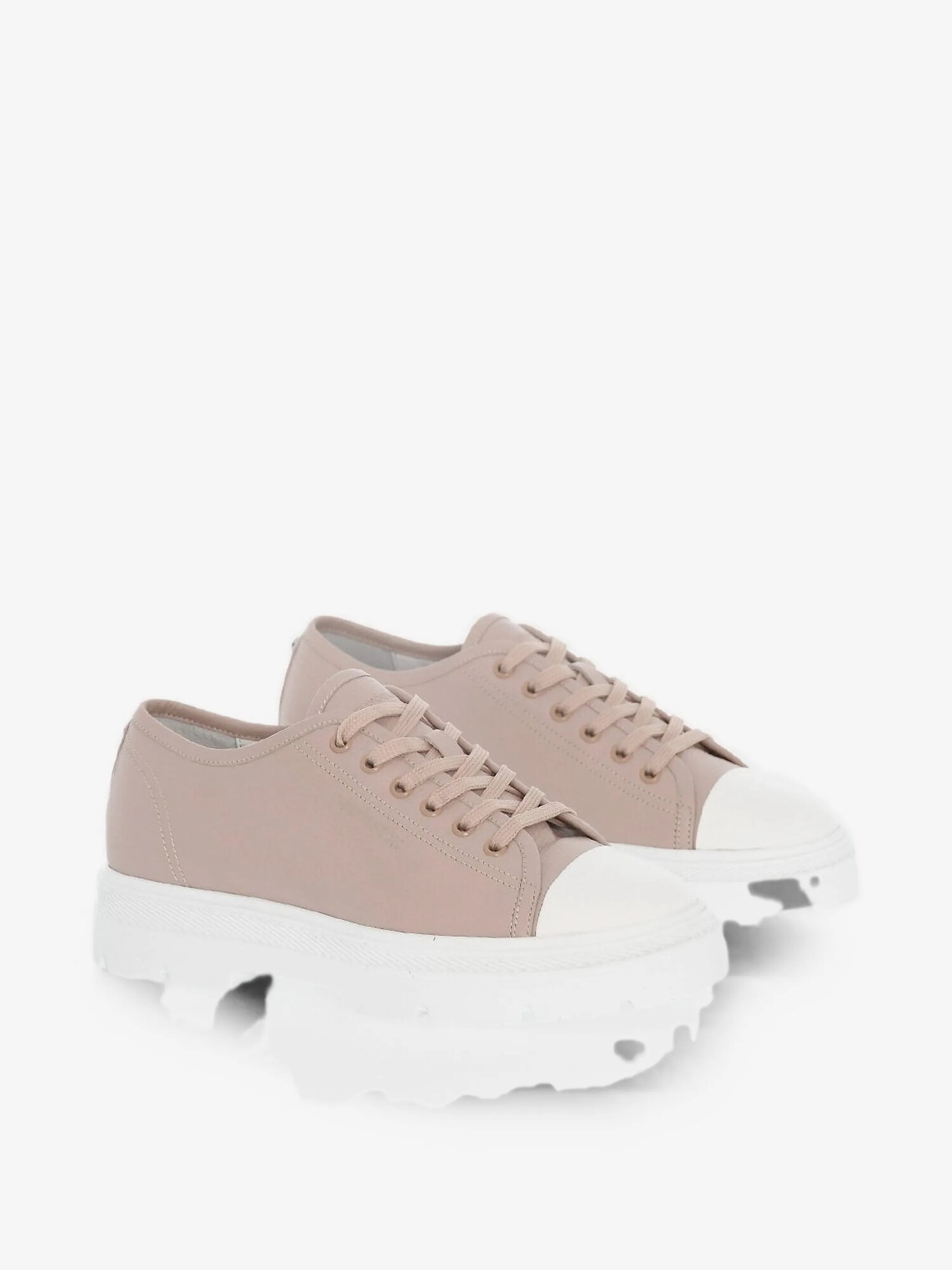 Кроссовки Woolrich Hammered leather chunky sneakers, размер 6 — фото 1