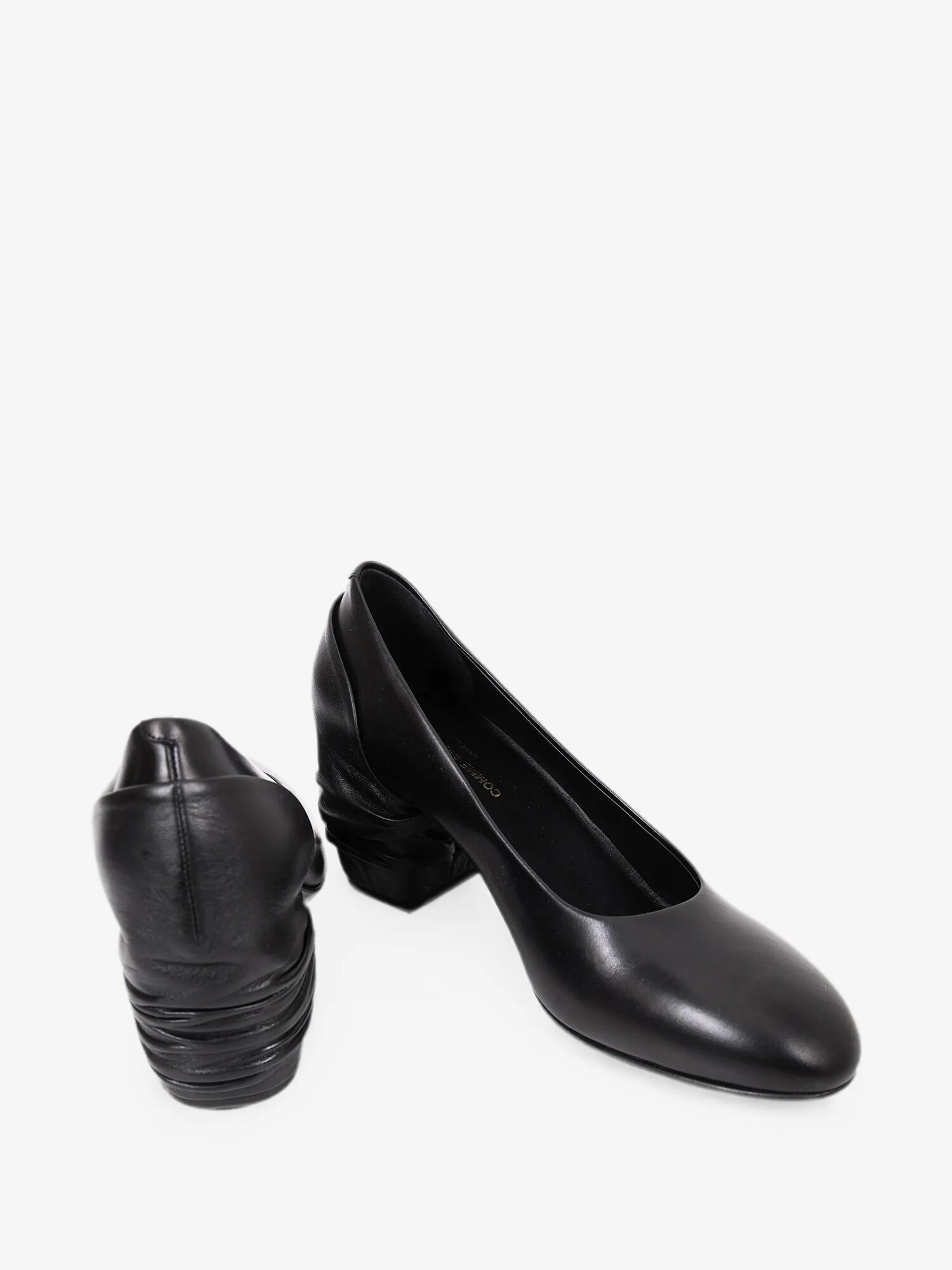 Туфли COMME des GARCONS Draped heeled pumps, размер 2.5 — фото 1
