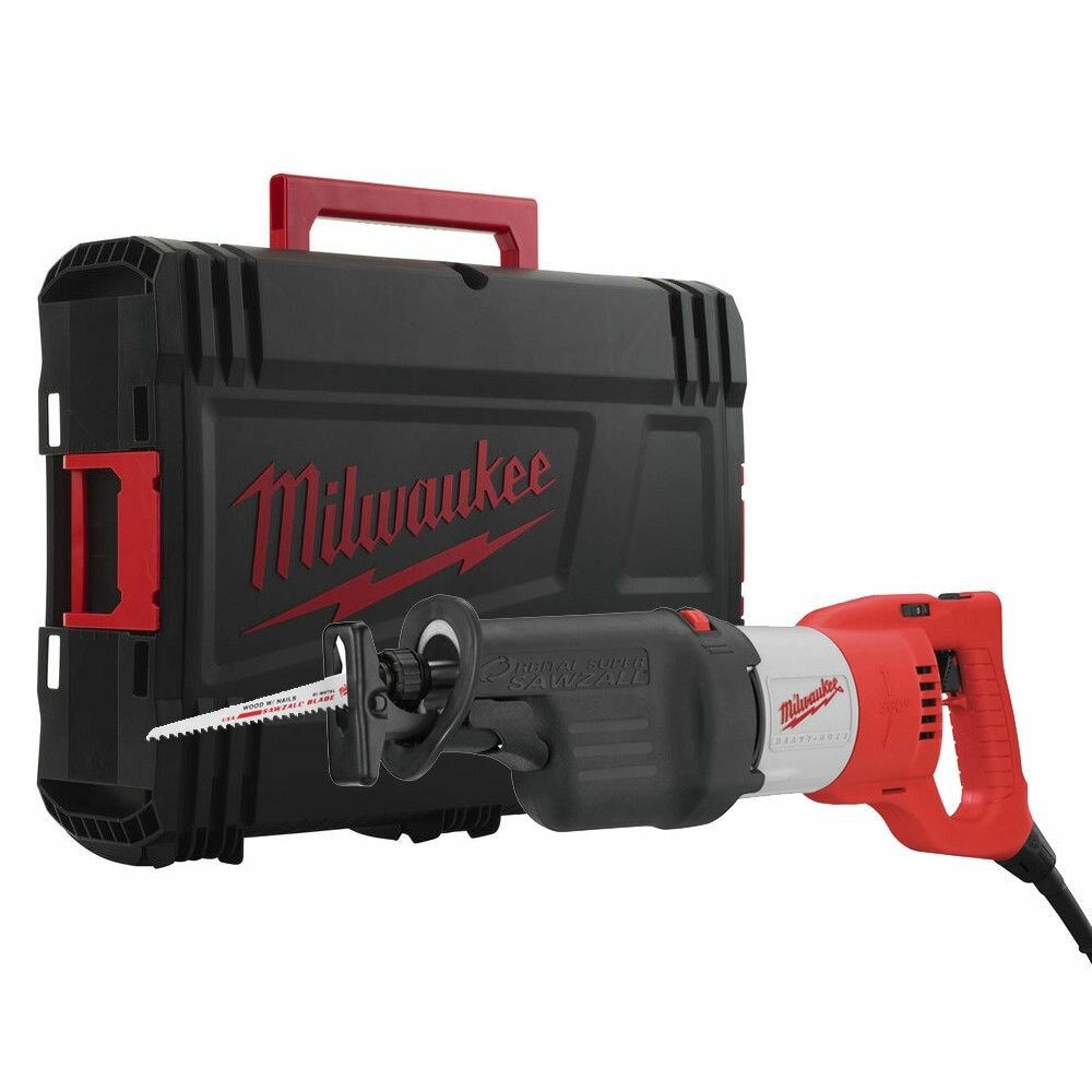 Milwaukee SSPE 1500 X Reciprozaag в коффере - 1500 Вт - шнек