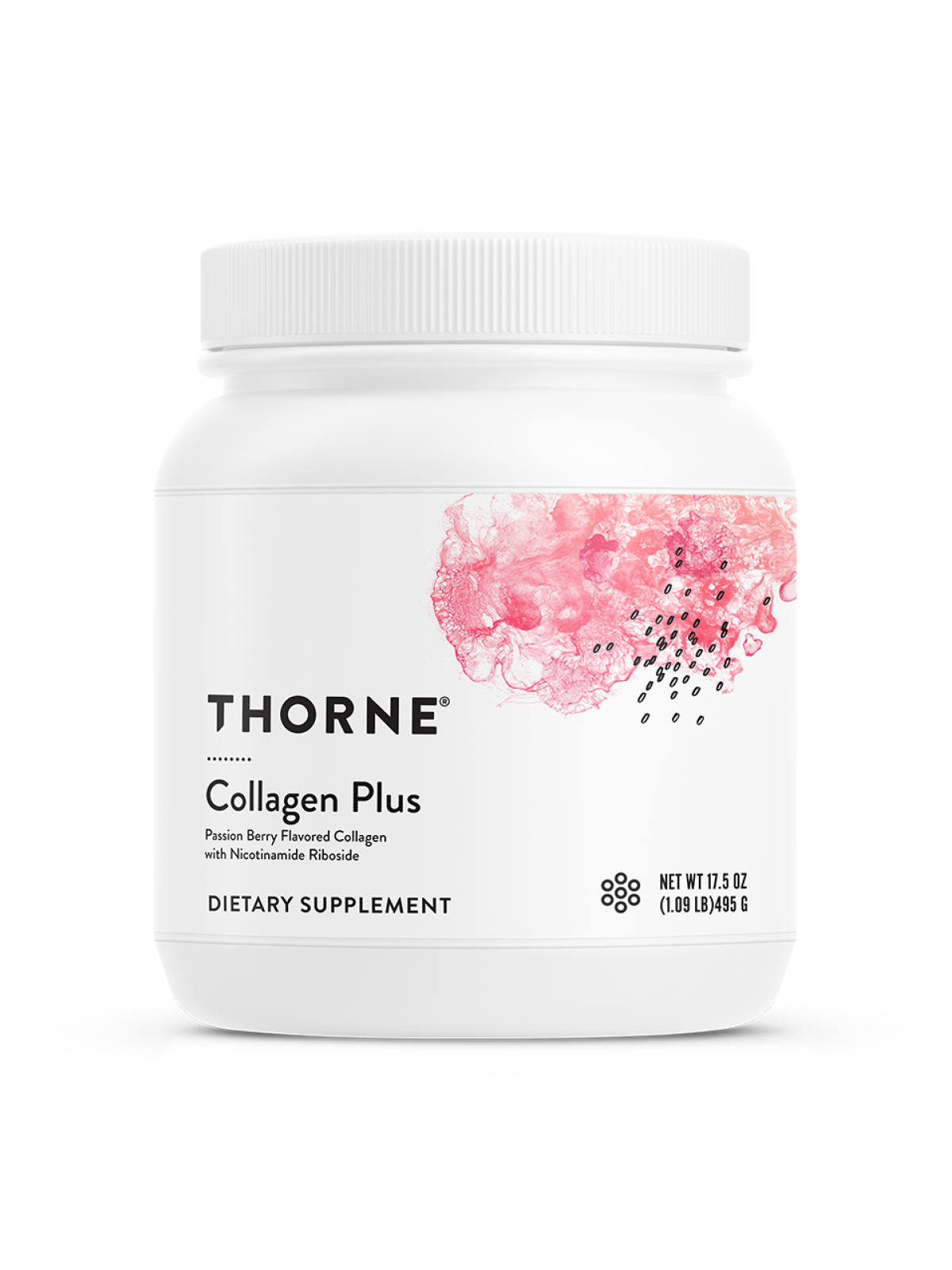 Коллаген Thorne Research Collagen Plus, для роста волос, 495г