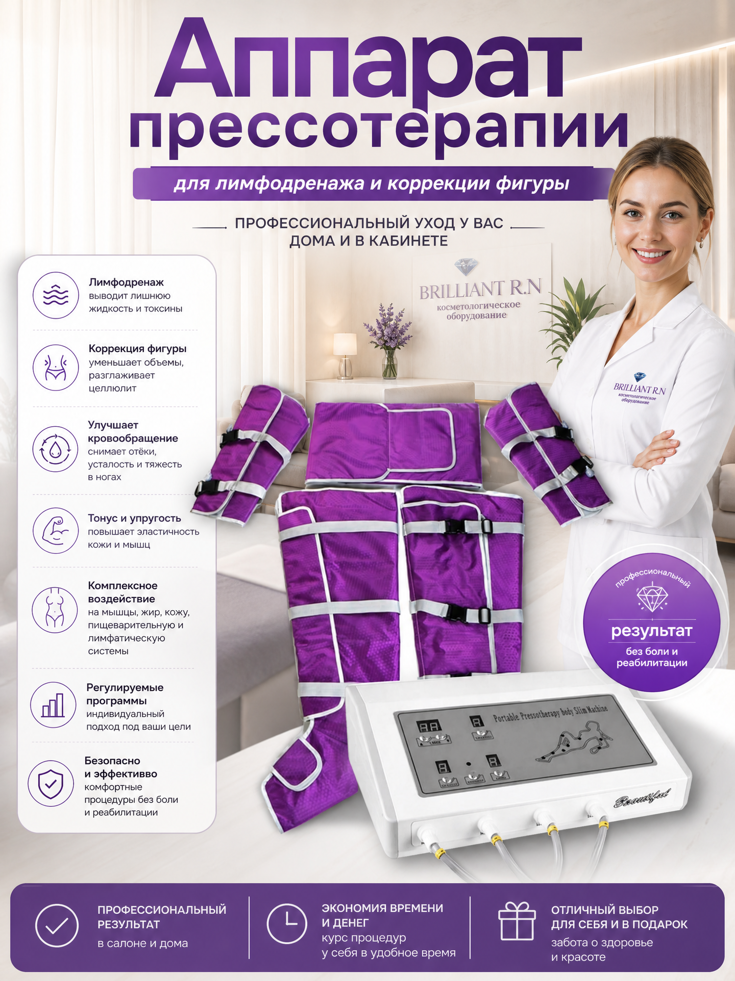 Mасажеры для тела, прессотерапия аппарат, Лимфодренажный массажер для ног,6 режима-PENG