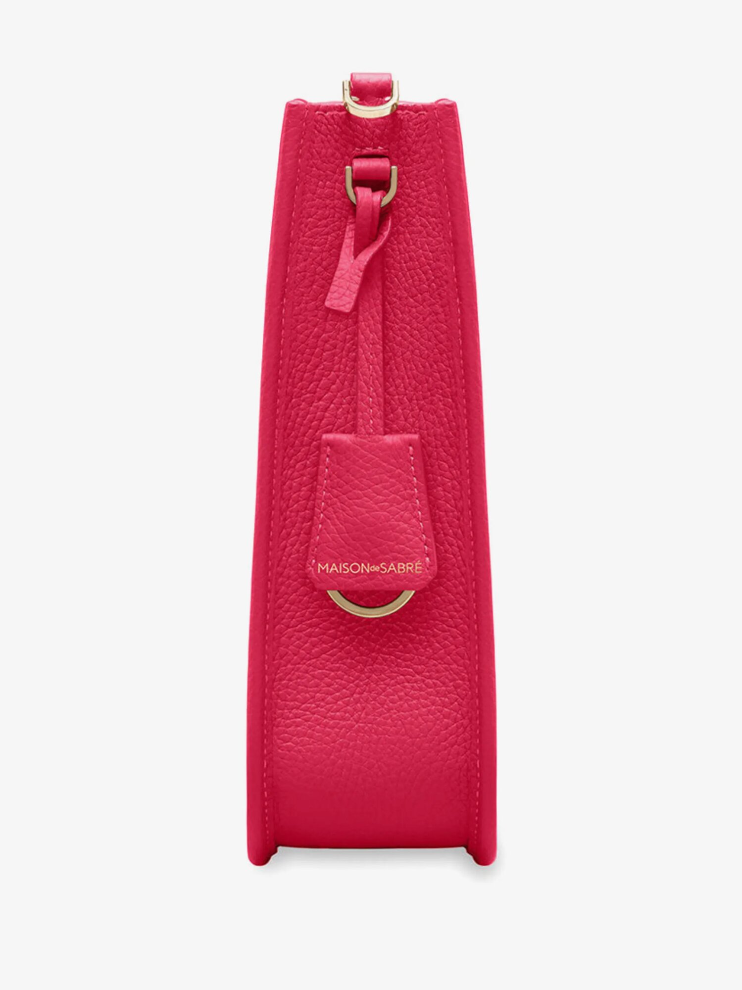 Сумка MAISON de SABRE Leather Saddle, pink — фото 1