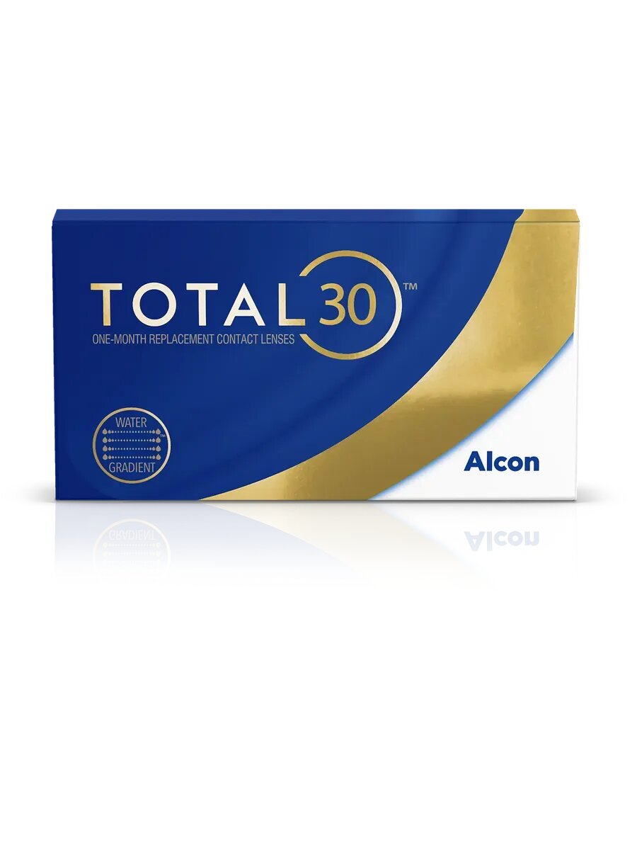 Контактные линзы Alcon Total 30 8.4/14.2/-01.25/3 шт ежемесячной замены