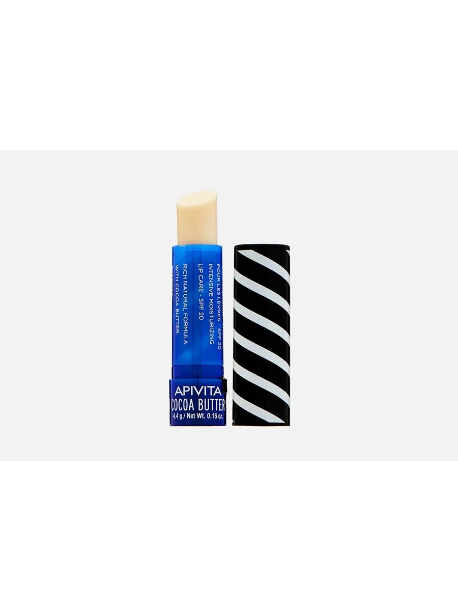 APIVITA COCOA BUTTER SPF 20 Интенсивно увлажняющий уход для губ 4.4г