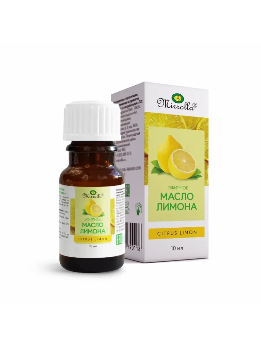 Mirrolla Масло эфирное Лимон 10 мл 1 шт