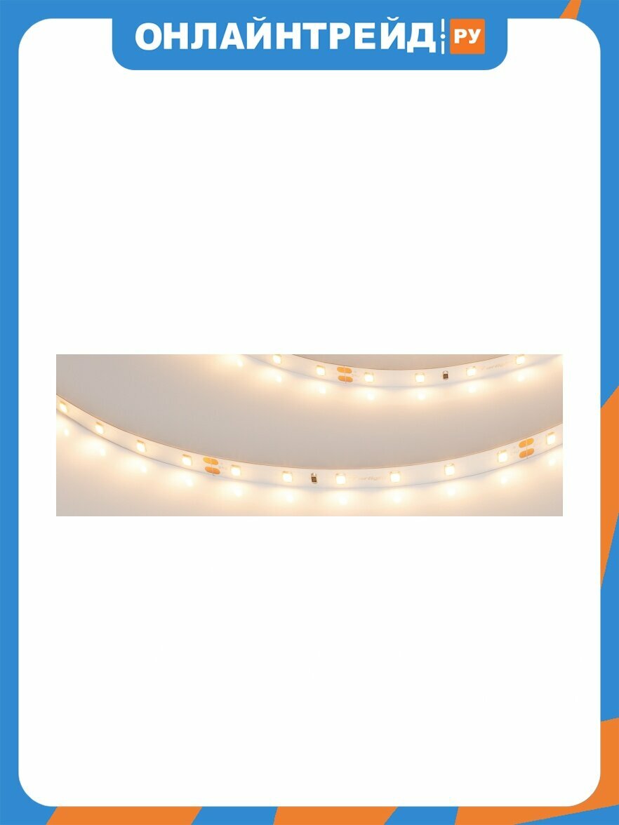 Светодиодная лента Arlight RT-A60-8mm 24V Warm2700 CRI98 4.8 W/m, IP20, 2835, 5m 4.8 Вт/м, IP20 (Упаковка 5 метров)