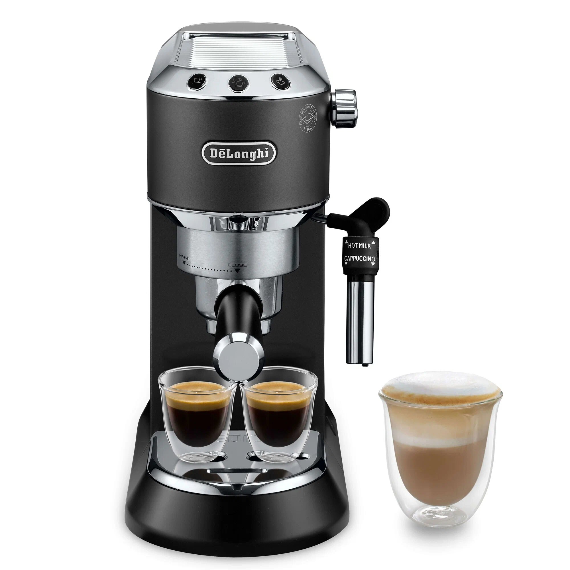 Кофеварка Рожковая DeLonghi EC685. BK Dedica 1350 Вт Черный цвет
