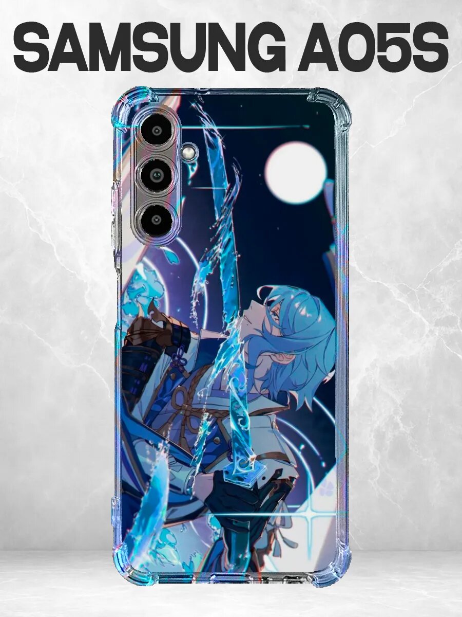 Чехол на Samsung A05S геншин Аято
