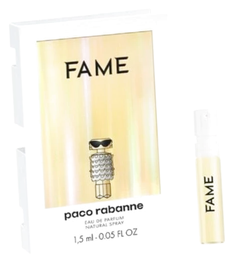 Paco Rabanne Fame миниатюра духов 1.5 мл для женщин - Пако Рабан Фейм сэмпл парфюмерной воды