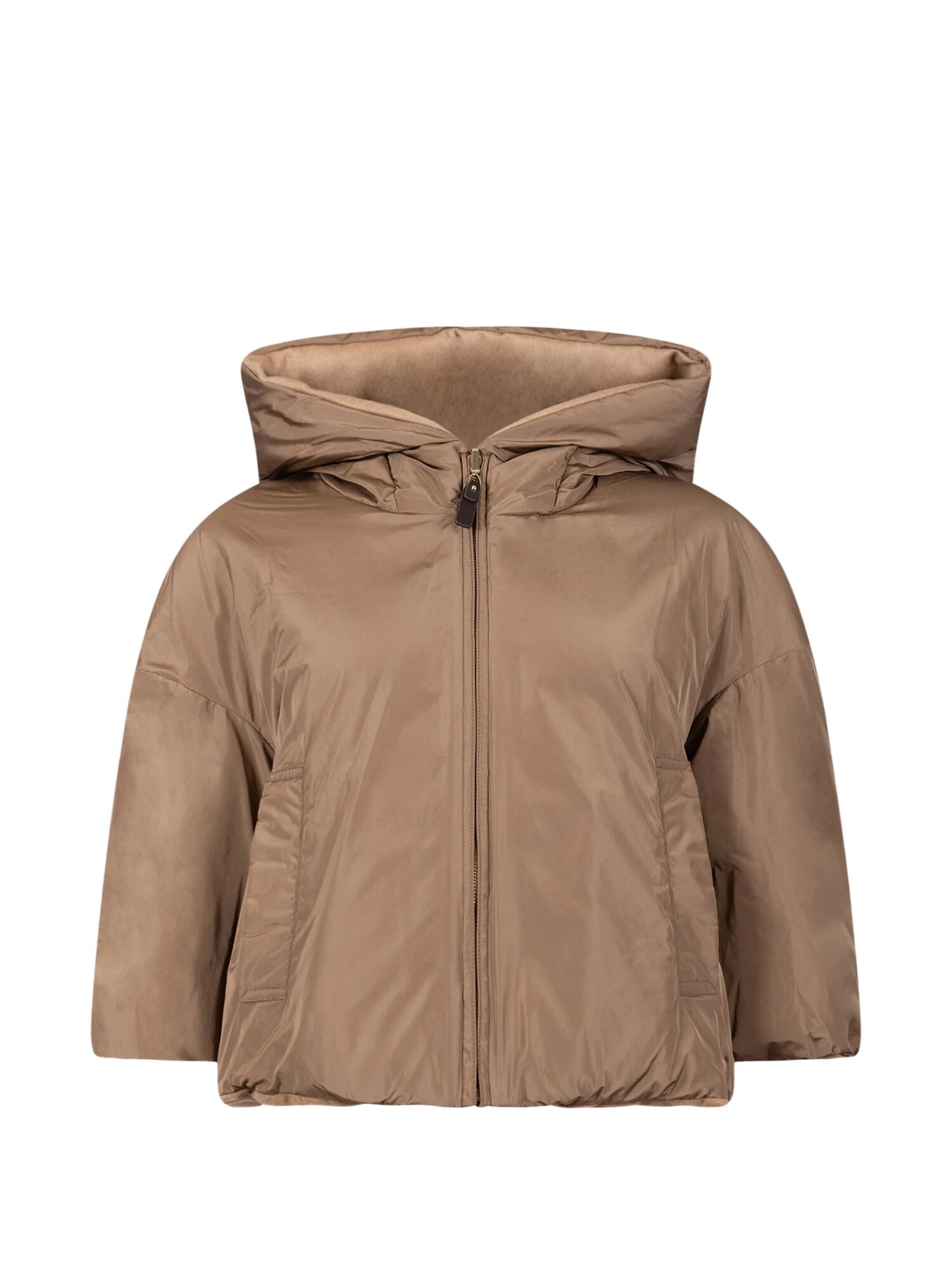 Куртка Max Mara The Cube reversible hooded jacket, размер 44, коричневый — фото 1