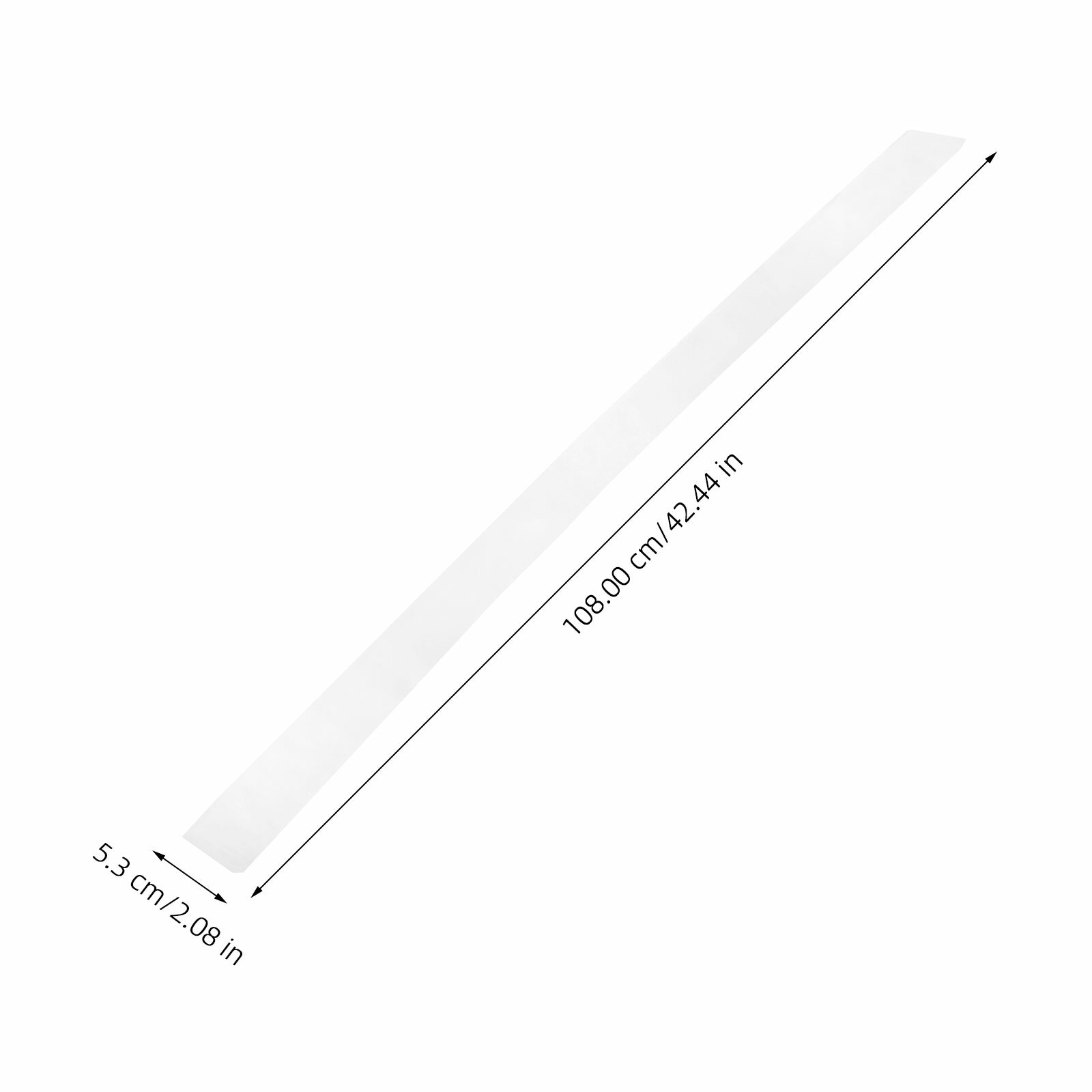 Пакет Для Хранения Флейт Из Пластика Прозрачный 10 Штук 108.00X5.30X0.20Cm
