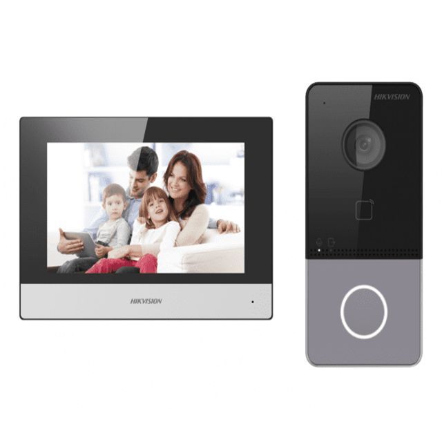 Комплект видеодомофон Hikvision DS-KIS603-P (C)