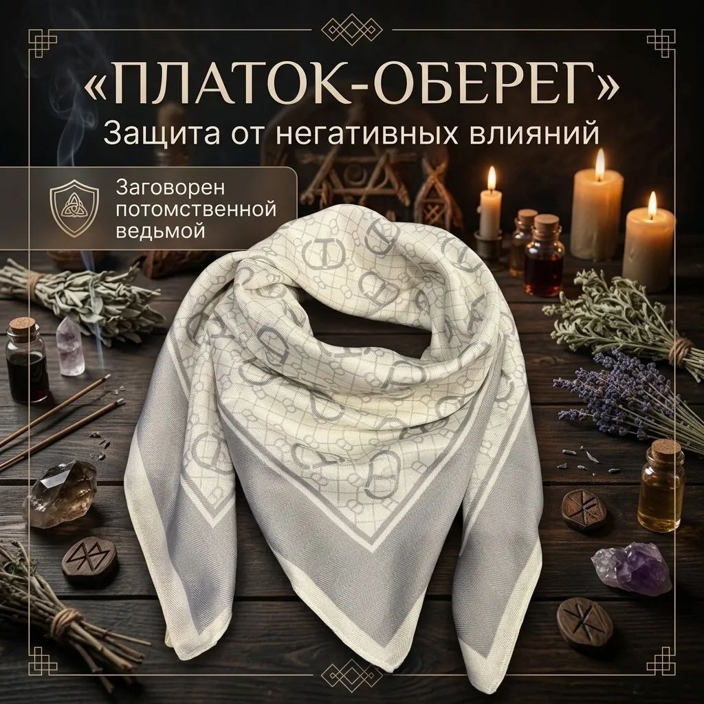 Платок СУНДУК ВОЛШЕБСТВА для мужчин и женщин