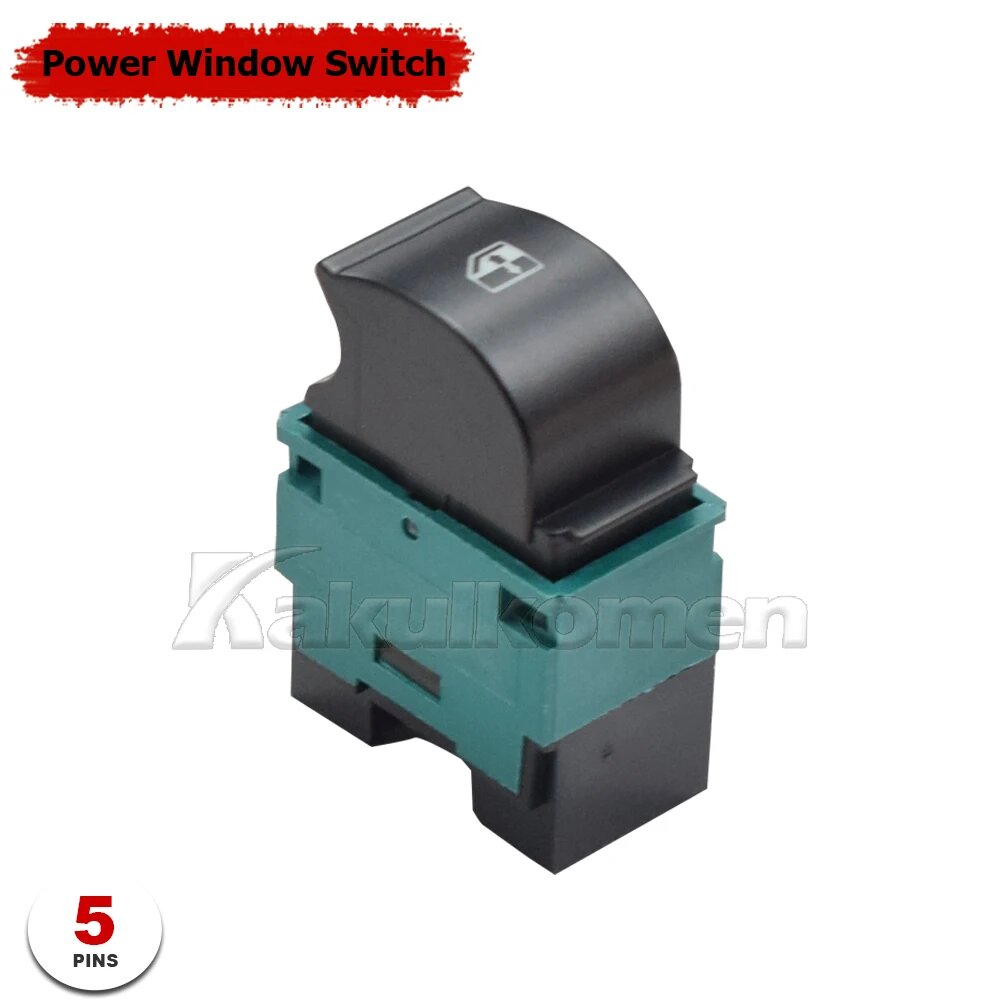 Переключатель стеклоподъемника 735417034A для Fiat Idea Doblo 2001-2015, Lancia Base With Black