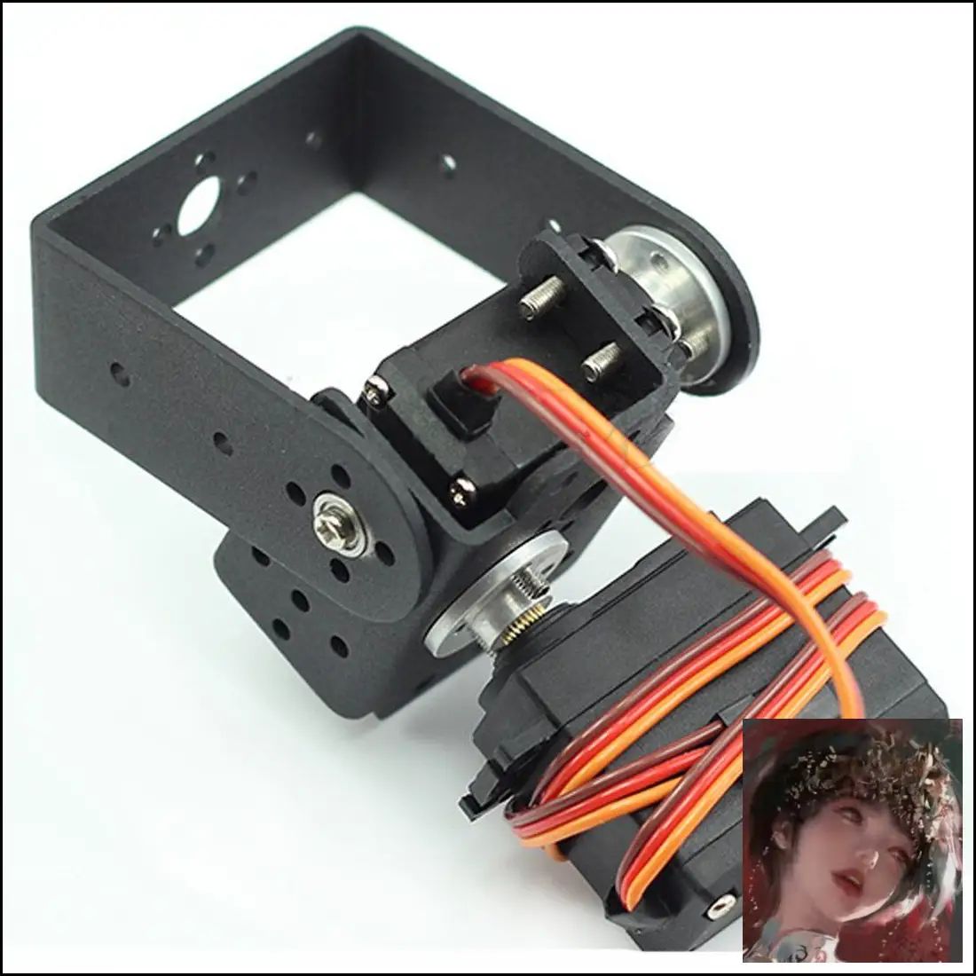 2-осевой кронштейн для MG995 + 2 сервопривода, алюминиевый подвес Pan-Tilt для Arduino DIY робот манипулятор крепление R