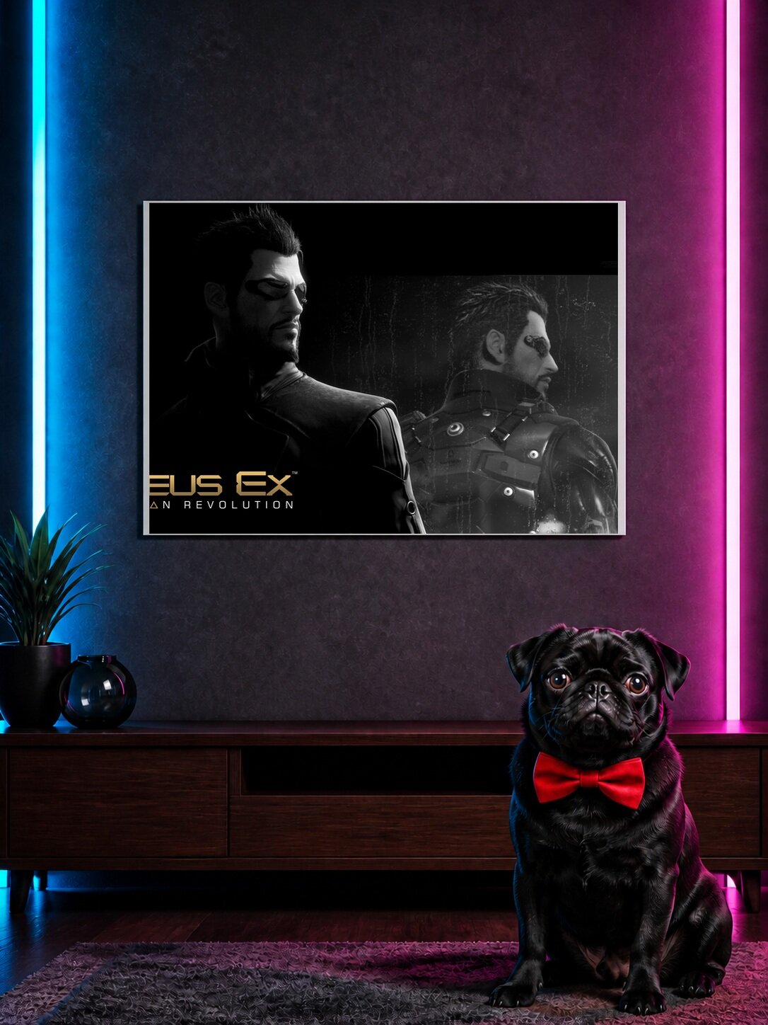 Постер Deus Ex Хроники — зрелищный игровой арт A3