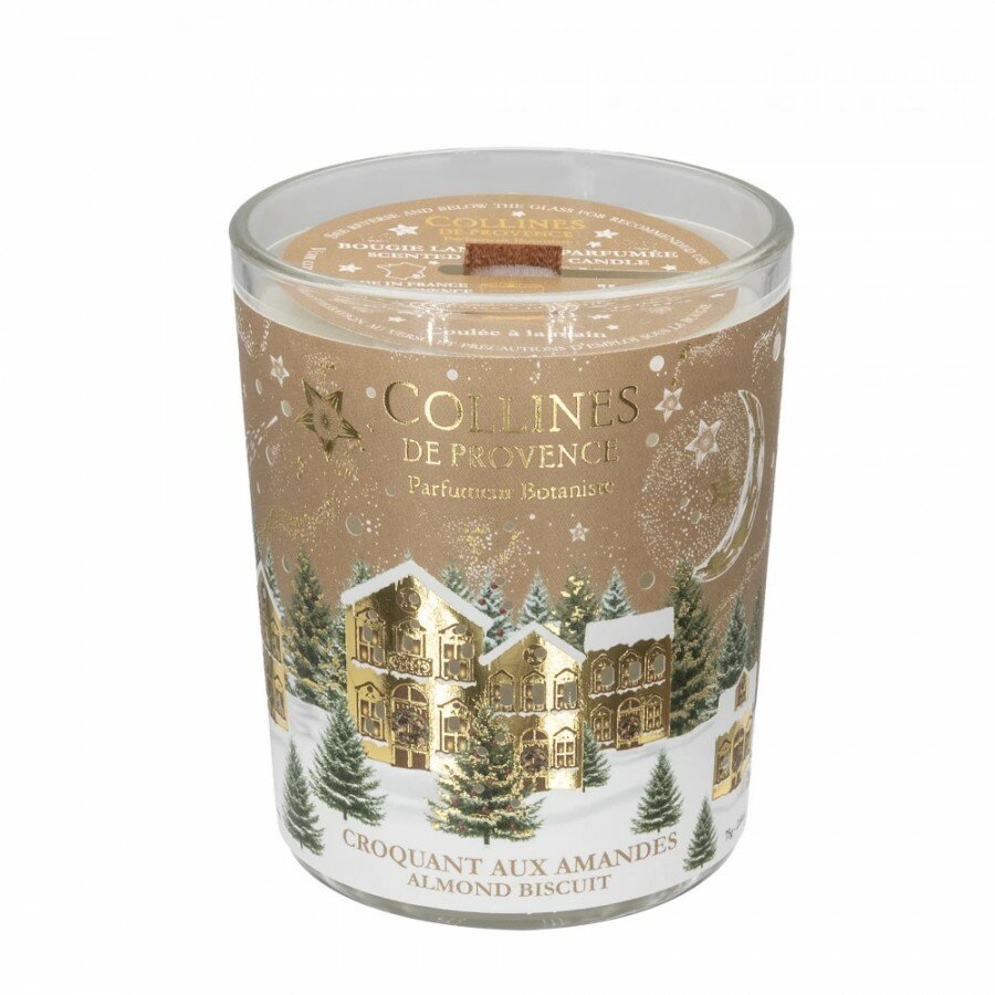 Ароматическая свеча Almond Biscuit Collines de Рrovencе Noel 75 гр