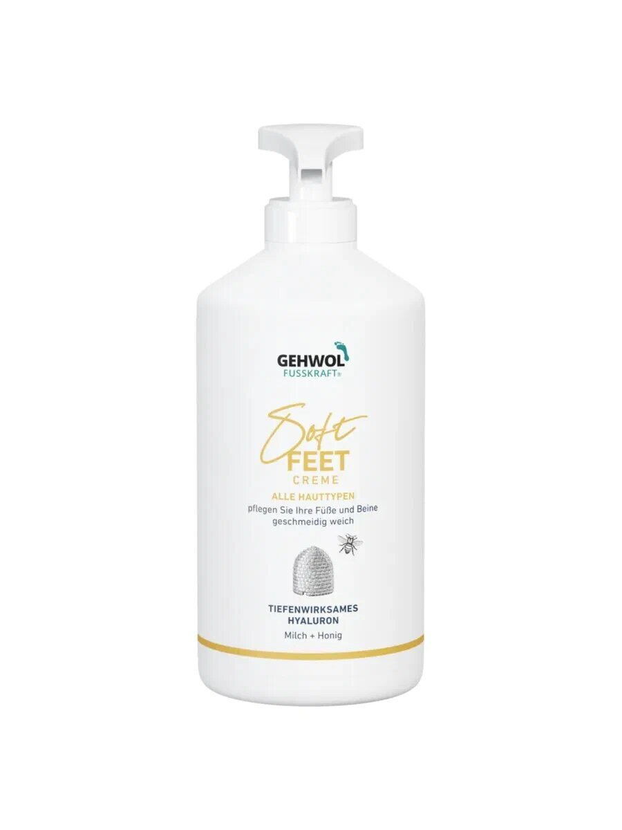 GEHWOL Шелковый крем Молоко и мед (Fusskraft Soft Feet Creme) 500 мл