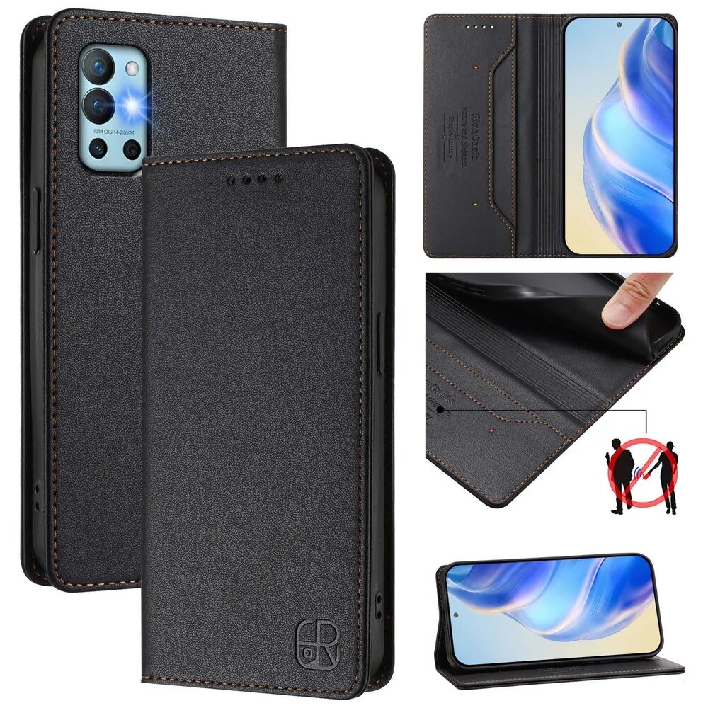 Чехол для oneplus 9R/oneplus 8T(Ван Плас 9R, Ван Плас 8T), модный кожаный чехол-книжка, магнитный, для девочек, противоударный