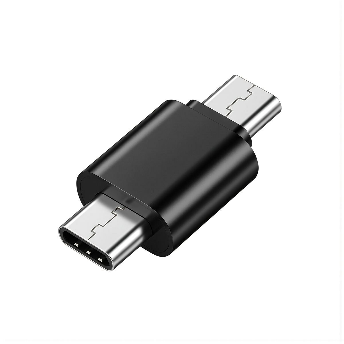Адаптер Micro USB OTG черный для смартфонов Андроид подключение флеш карт быстрая передача данных чтение документов просмотр видео в любом удобном месте